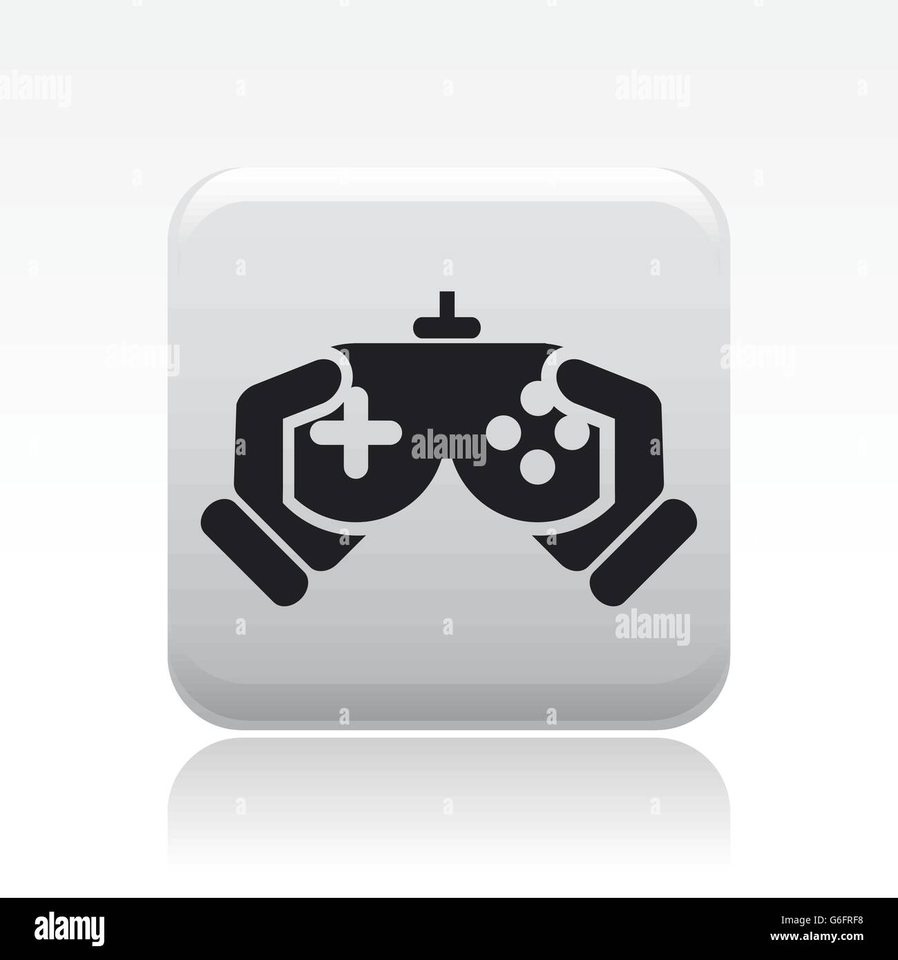 Vector illustration of single isolated video game icon Stock Vector ...