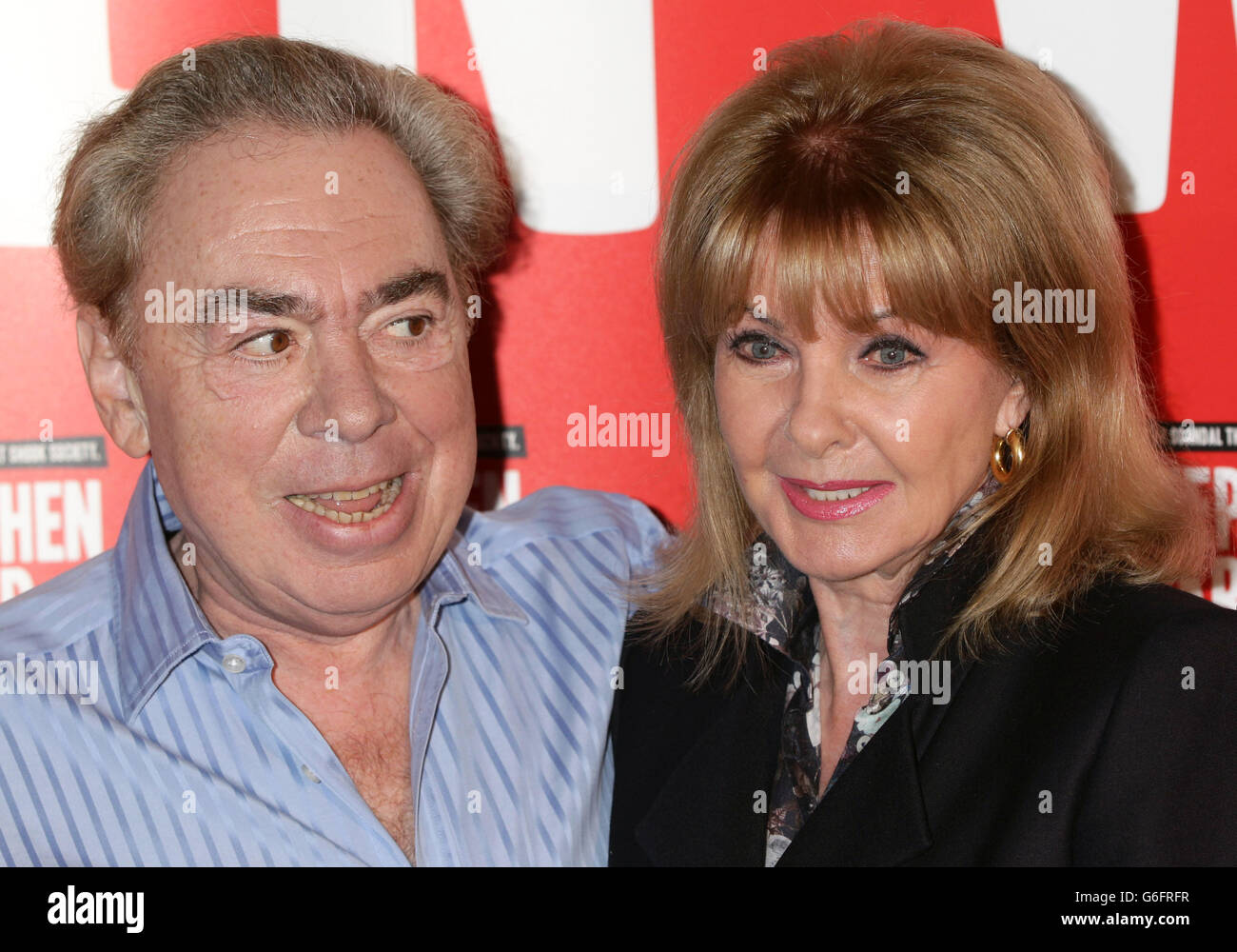 Andrew Lloyd Webber and Mandy Rice Davies during a photocall for the ...