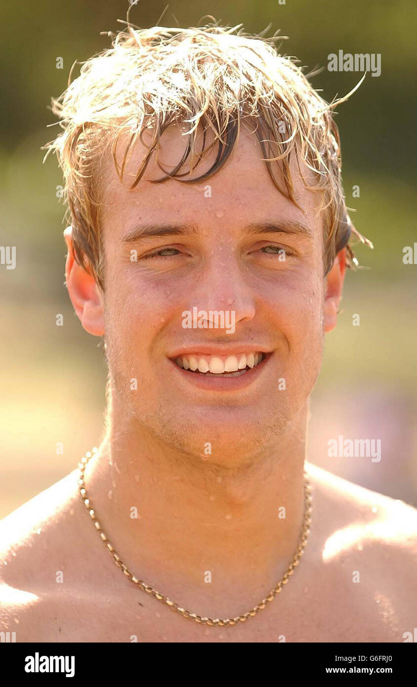 Mr England Johnny Marsden aged 18 one of the contestants for the crown ...