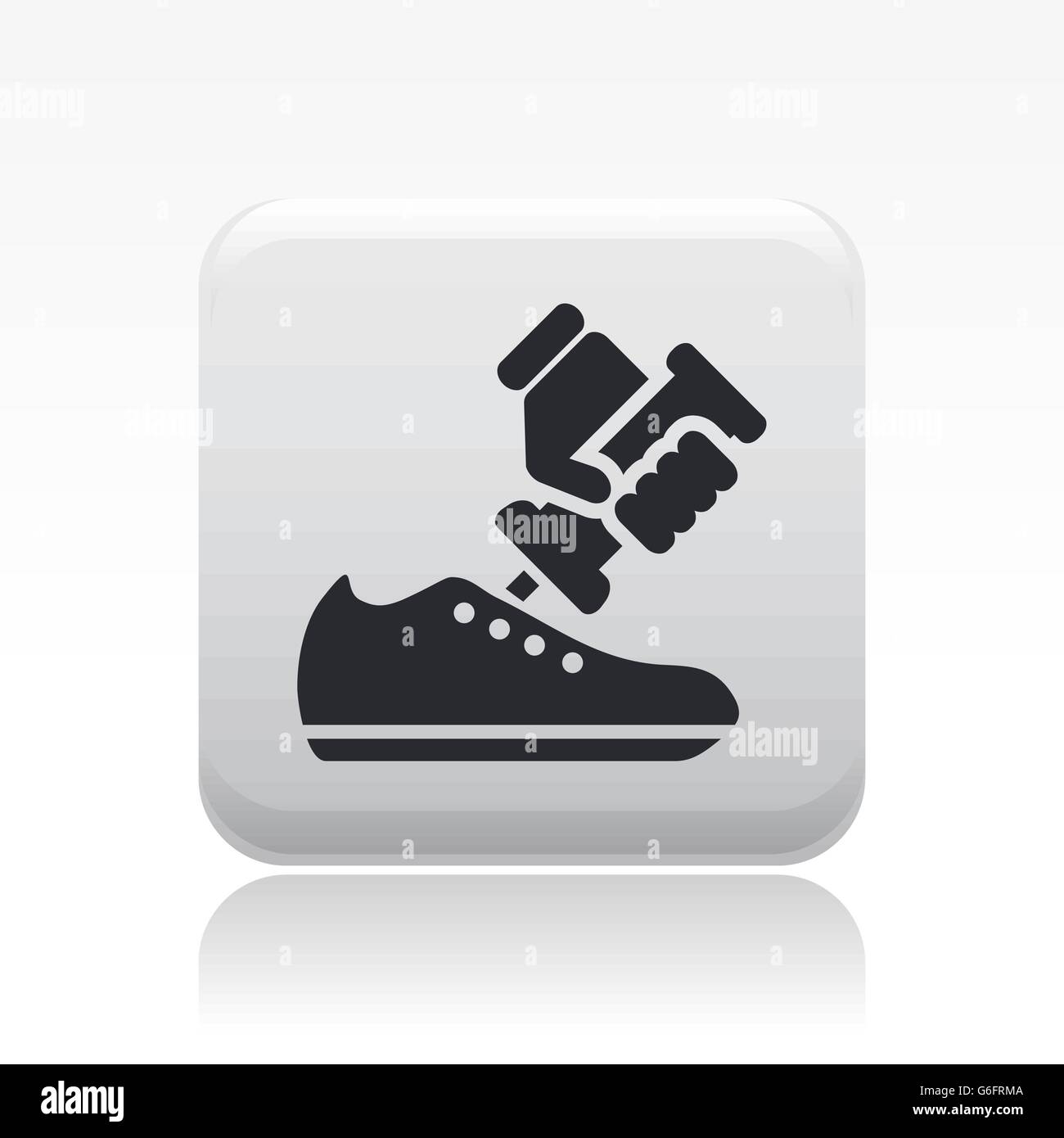 Vector illustration of single isolated shoe repair icon Stock Vector ...