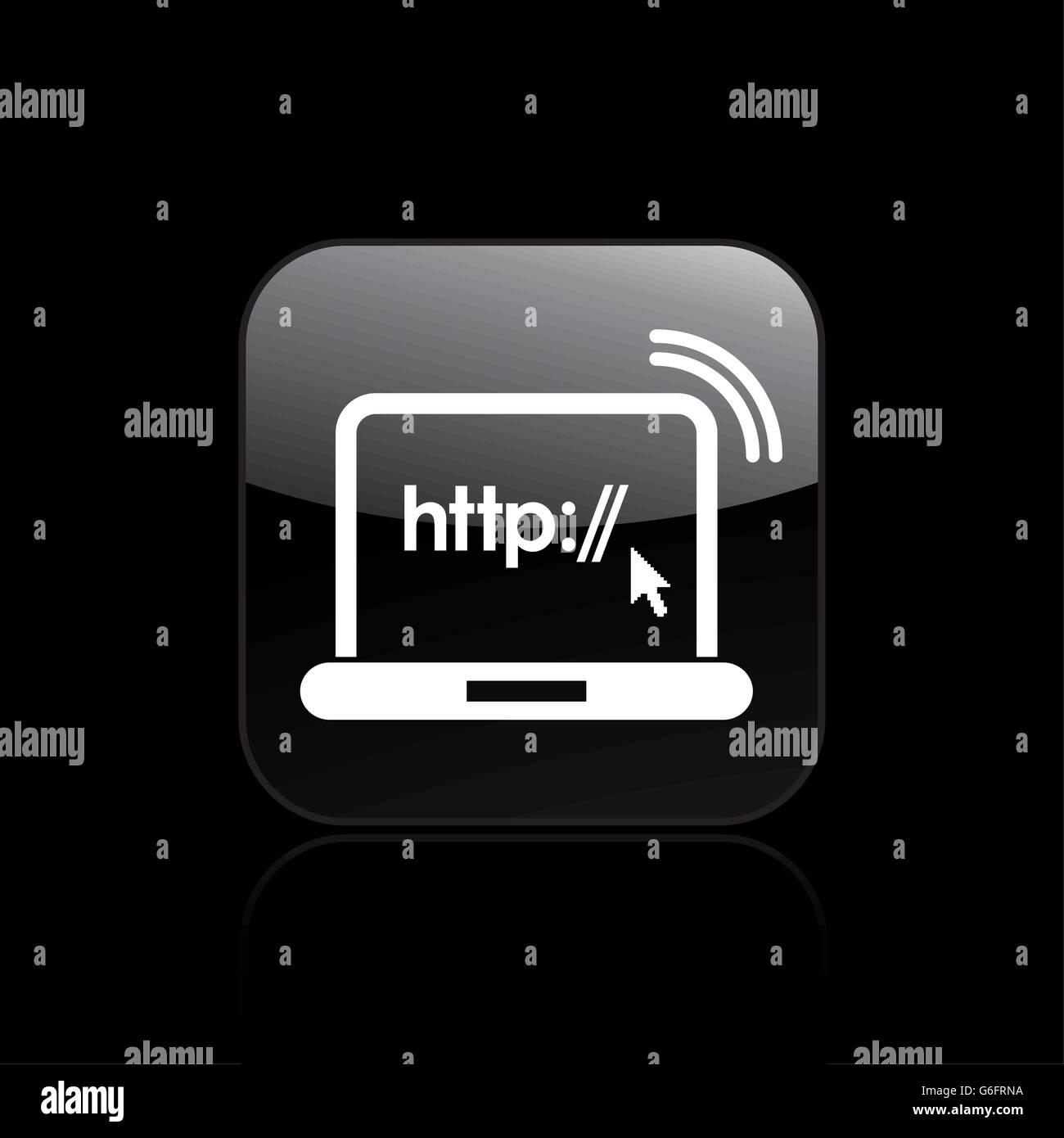 Vector illustration of single isolated http icon Stock Vector Image ...