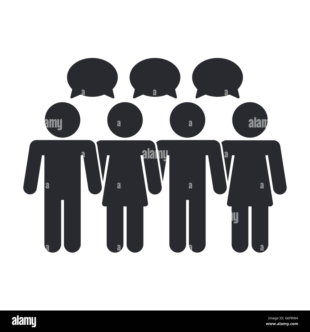 Vector illustration of single isolated social icon Stock Vector Image ...