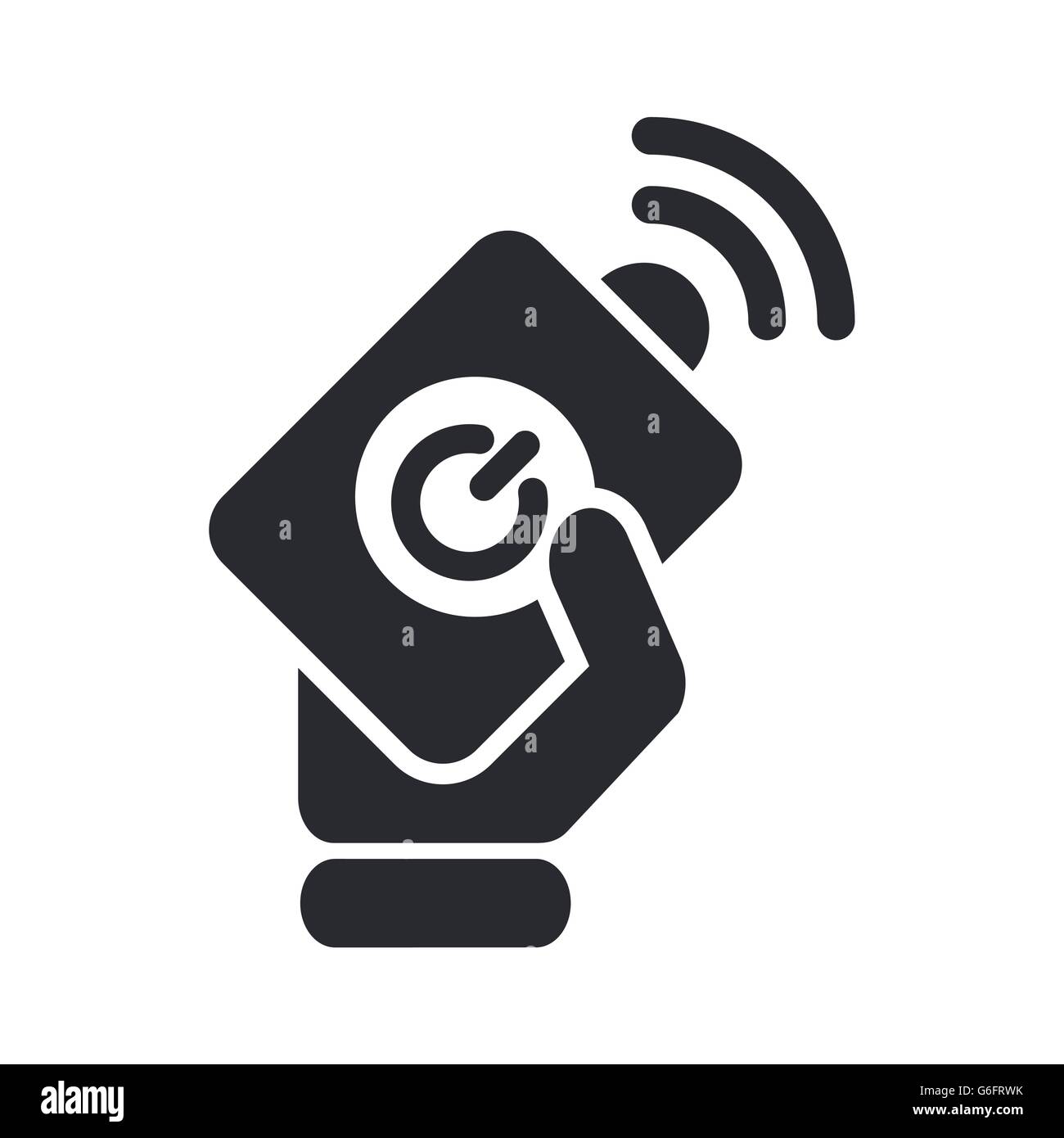 Vector illustration of single isolated remote icon Stock Vector Image ...