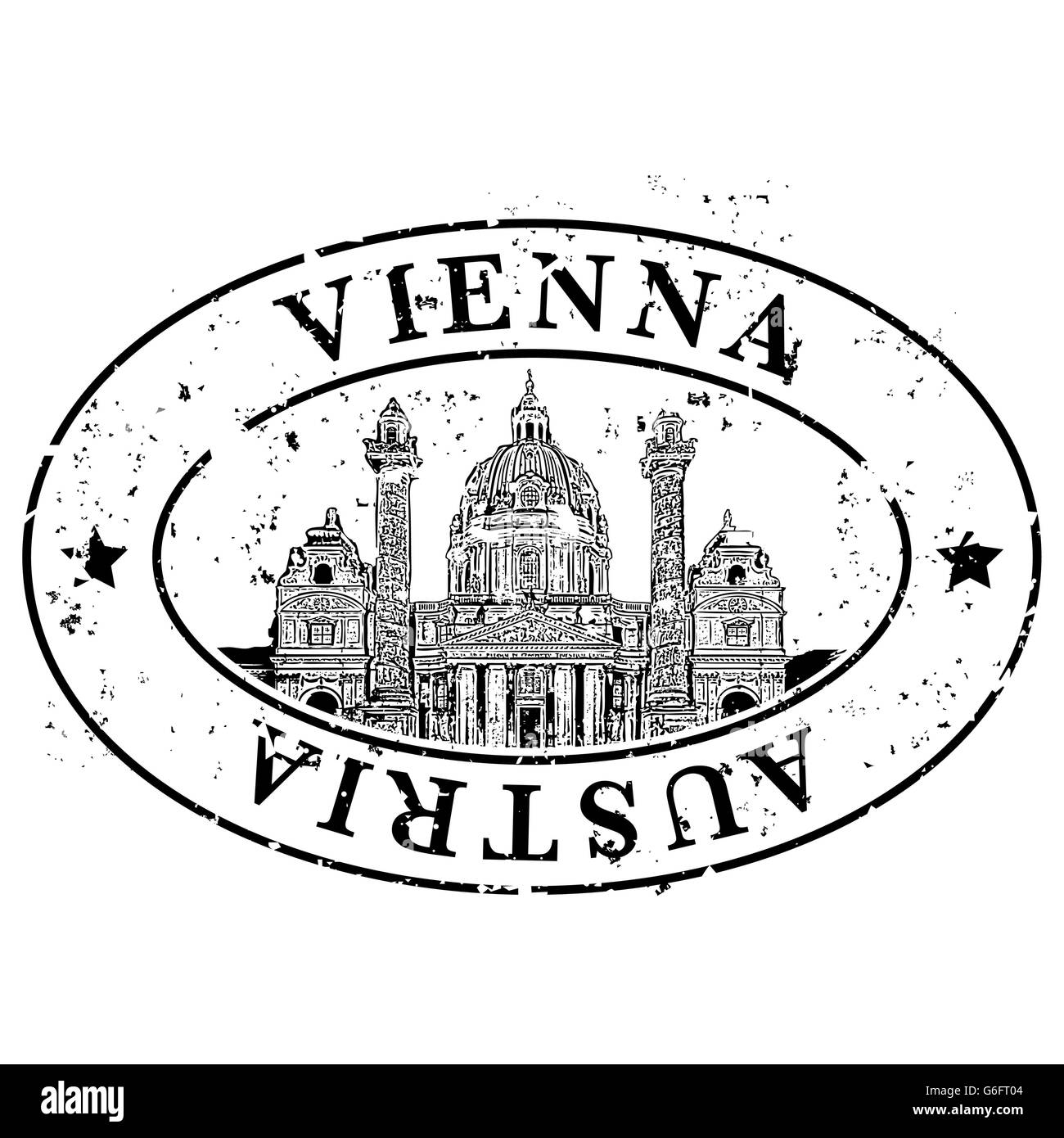 Old vienna postcard Stock Vector Images - Alamy