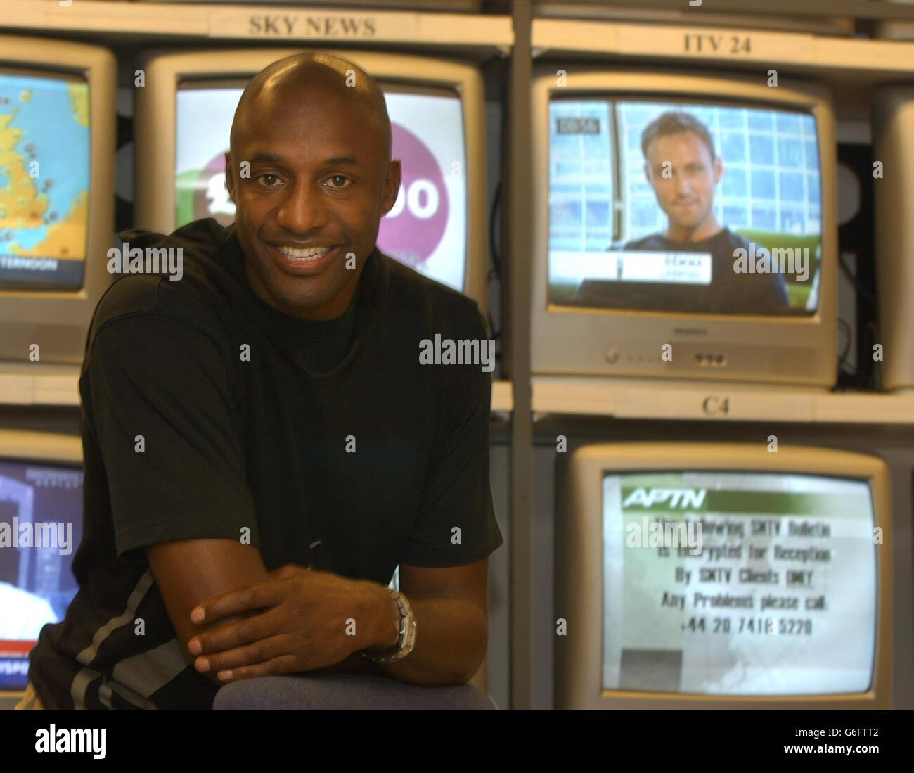 Television presenter John Fashanu in London, where he is promoting his ...
