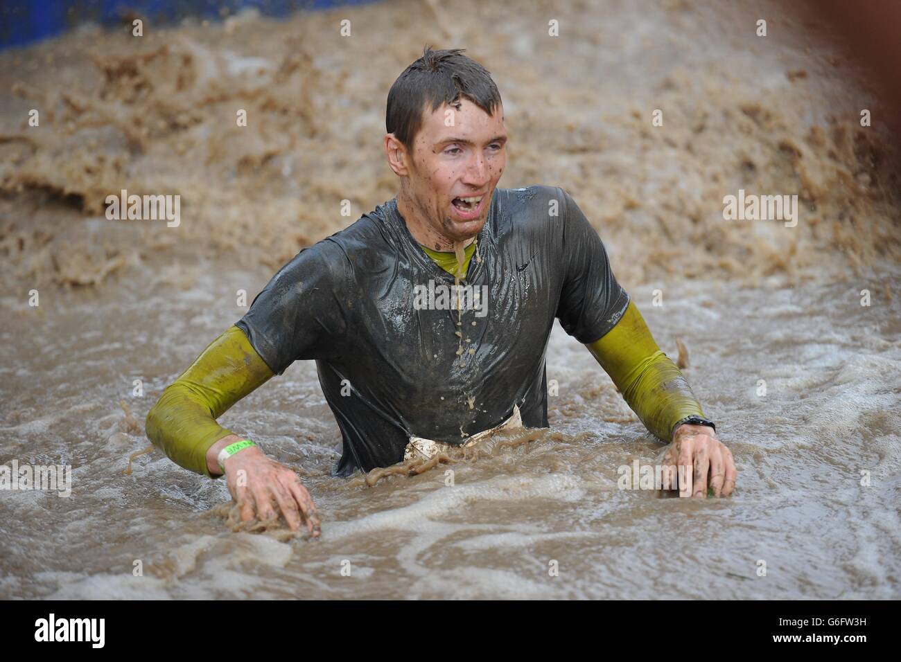 Tough Mudder North West in Cholmondeley Stock Photo - Alamy