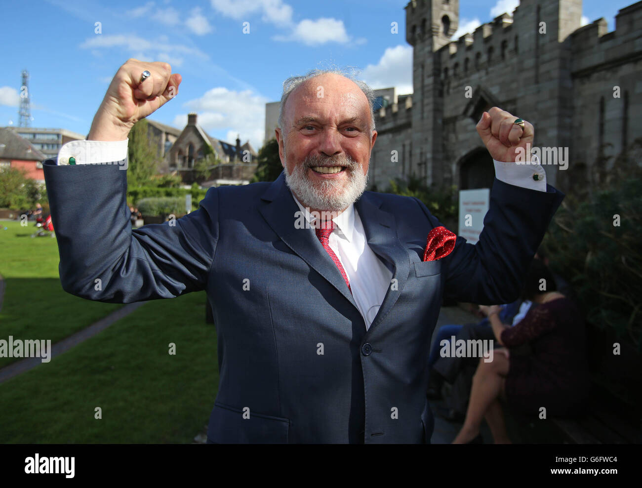 RETRANSMITED CORRECTING CAPTION Senator David Norris speaking to the ...