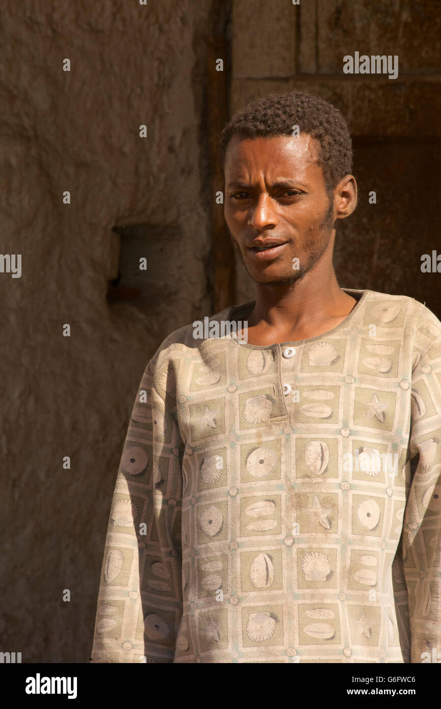 Portrait of a Harari man, Harar, Ethiopia Stock Photo - Alamy