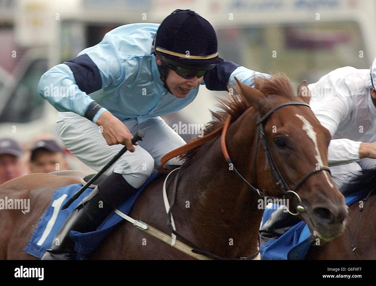 Keith dalgleish on Fort winning the first race at the Amateur Derby Day ...