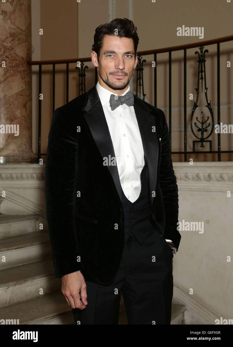 David Gandy arriving for a VIP Gala Dinner for the Scottish Fashion ...