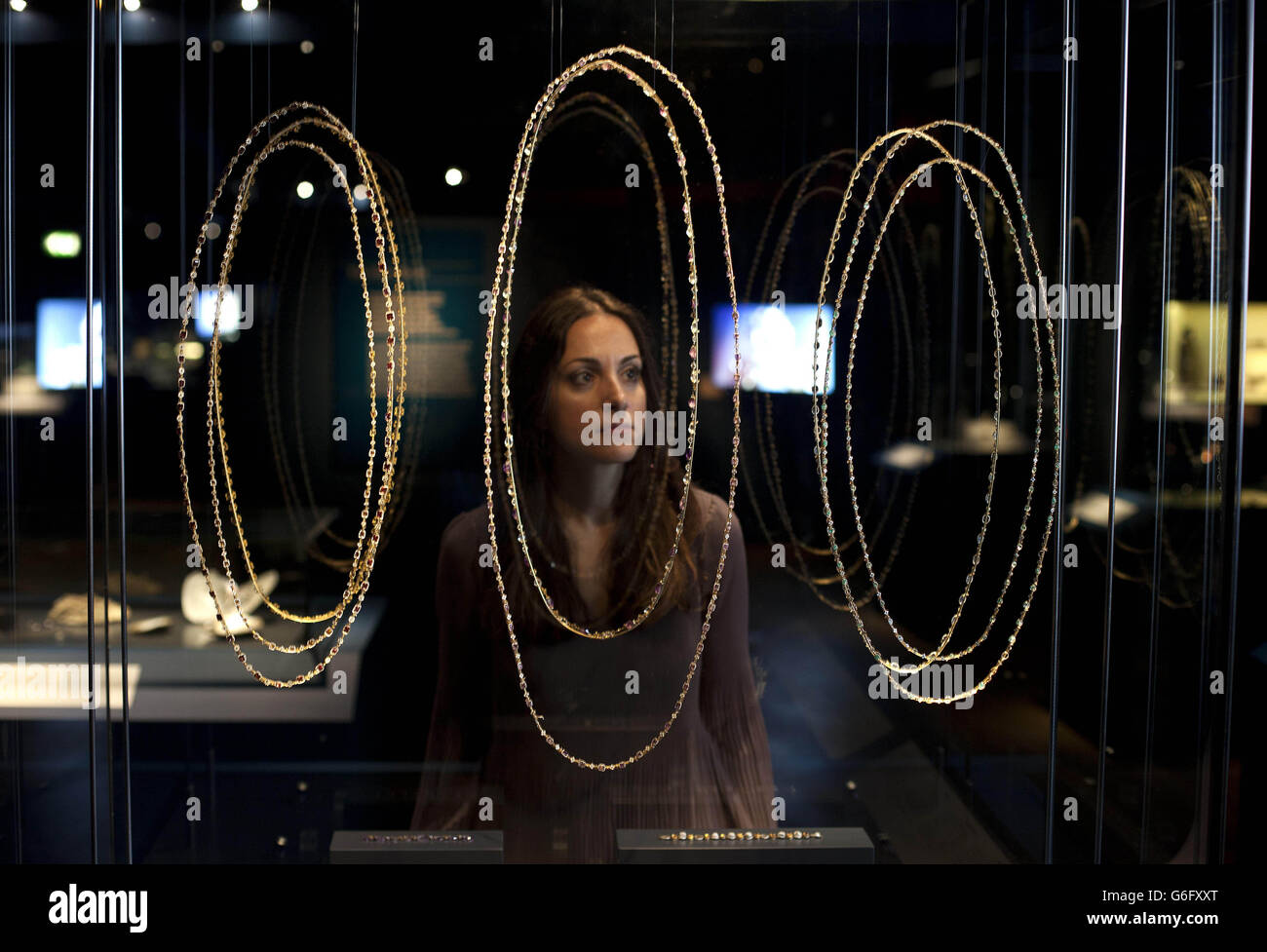 EDITORIAL USE ONLY: Elpie Psalti, Museum of London exhibition project ...