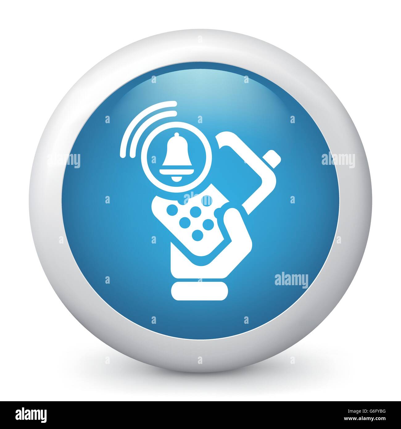 Ringtone icon vector vectors hi-res stock photography and images - Alamy
