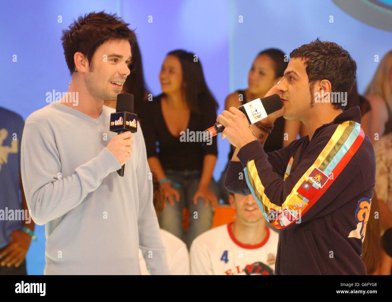 Abs - TRL Recording - MTV Studios Stock Photo - Alamy