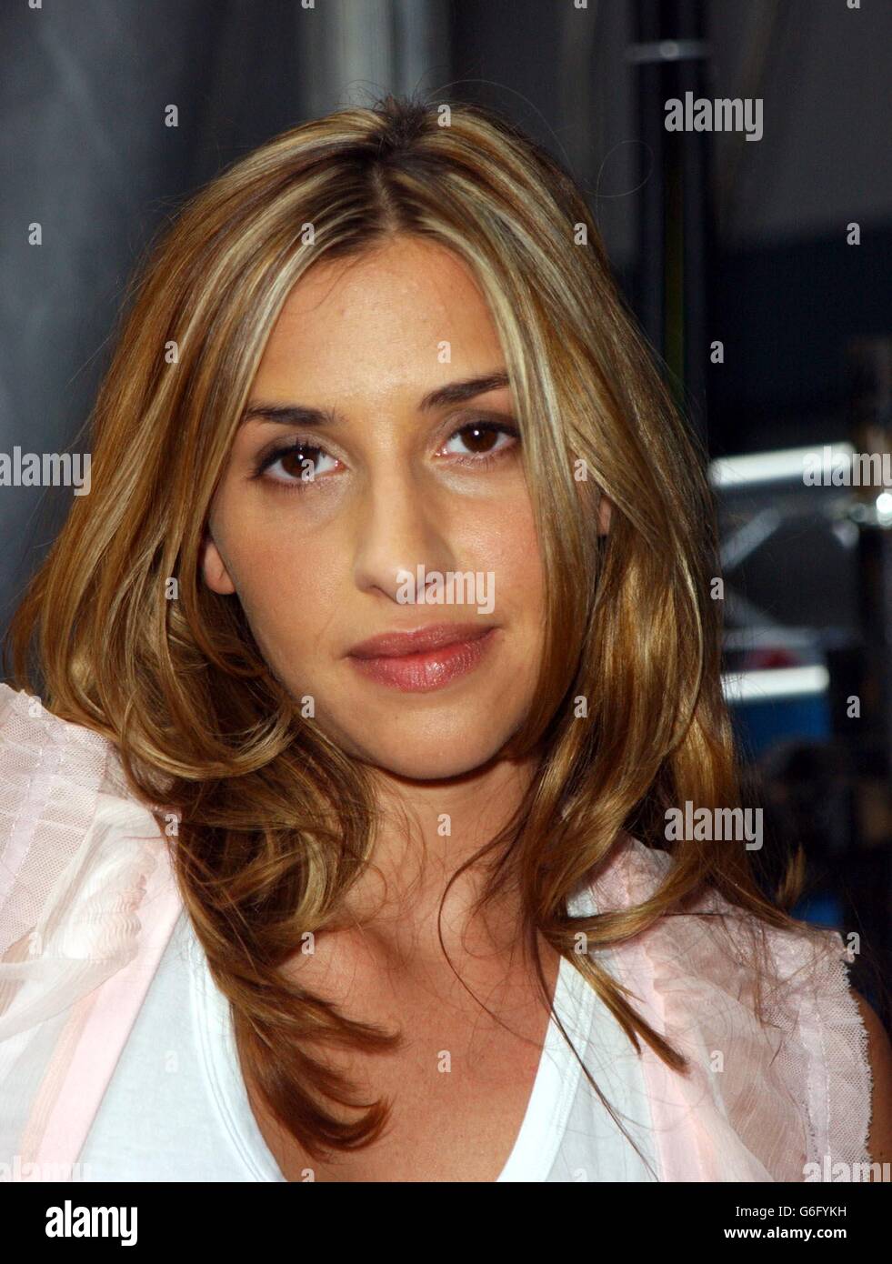 Melanie Blatt during the live recording of the British edition of MTV's ...