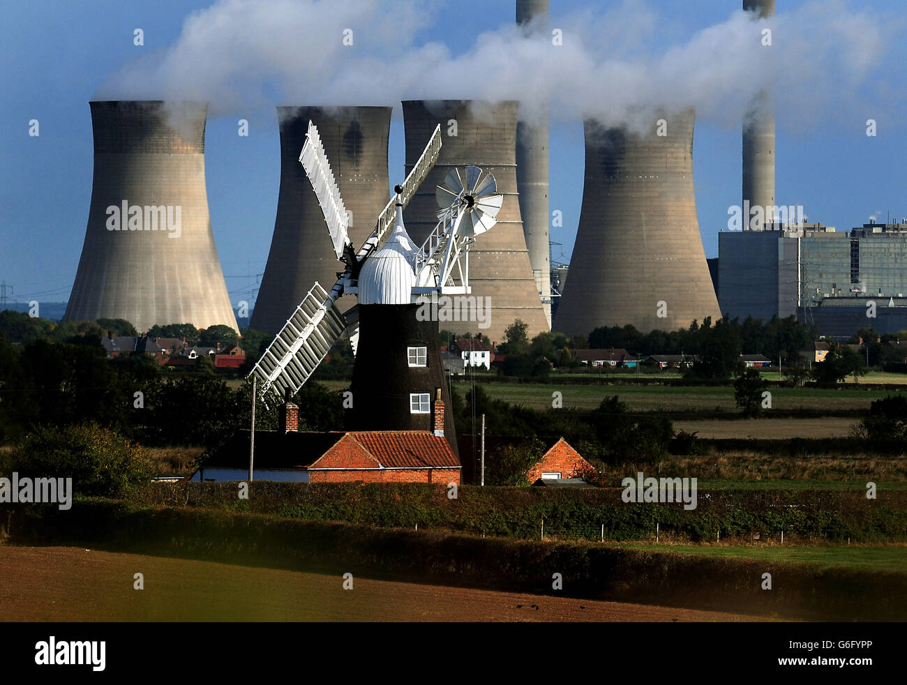 North Leverton Windmill in Leverton, Lincolnshire which has been ...