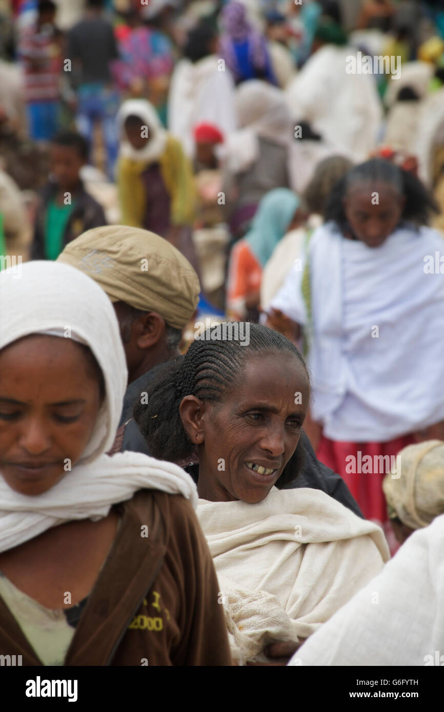 Market day at Freweyni also known as Sinkata. Tigray, Misraqawi Zone ...