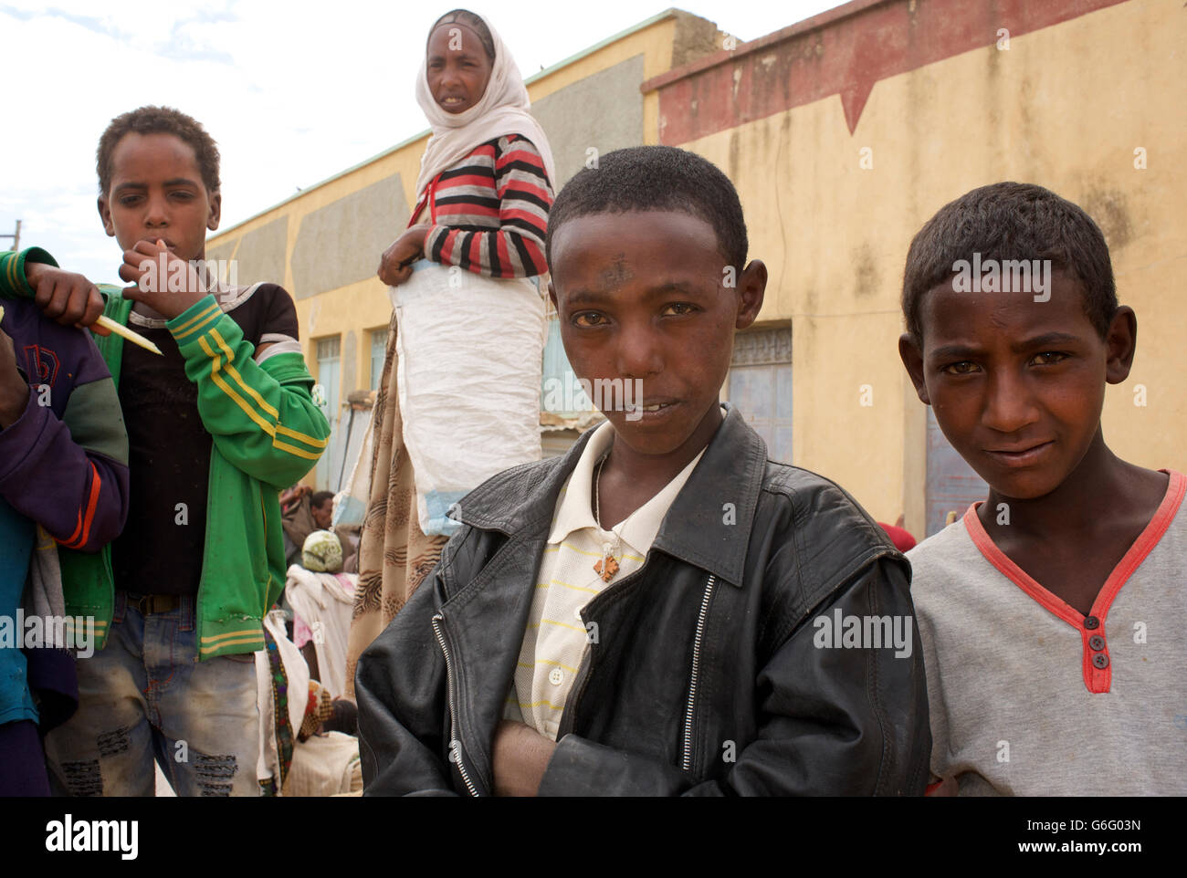 Ethiopian children. Freweyni also known as Sinkata. Tigray, Ethiopia ...