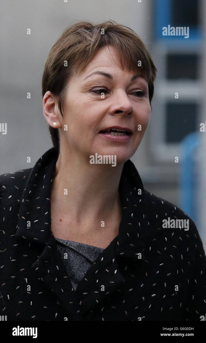 Green Party MP Caroline Lucas arrives at Crawley Magistrates' Court in ...