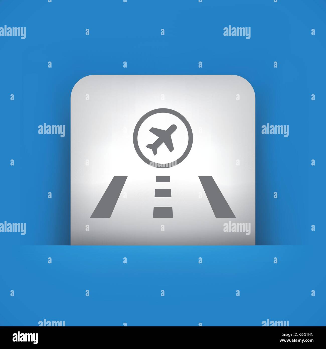 Airstrip vector vectors hi-res stock photography and images - Alamy