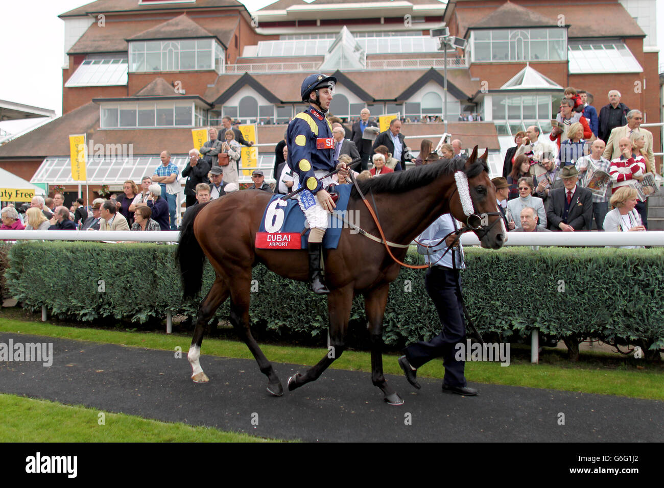 Stepper Point and Martin Dwyer are paraded for the crowds before The ...