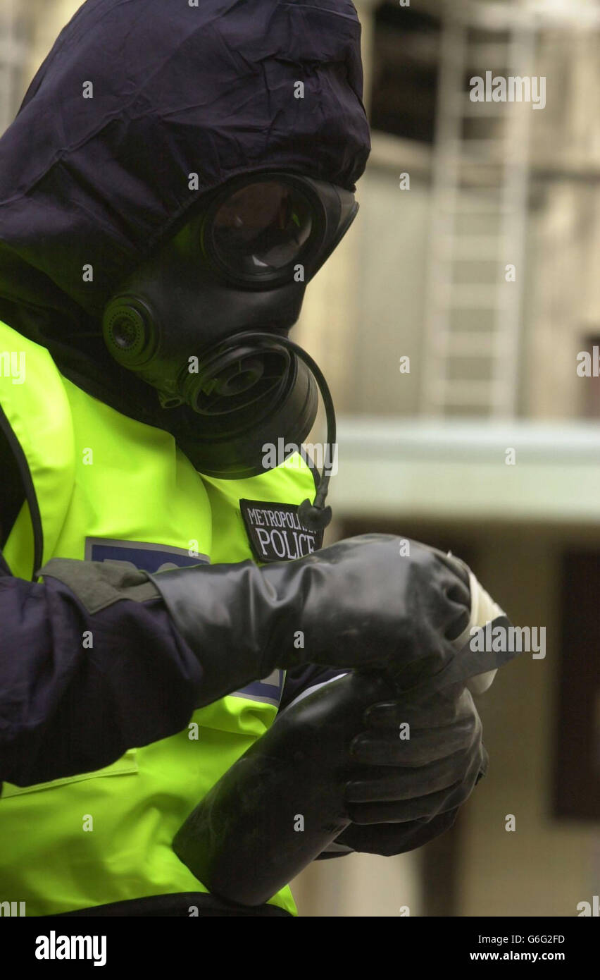 An emergency services worker at university college hospital hi-res ...