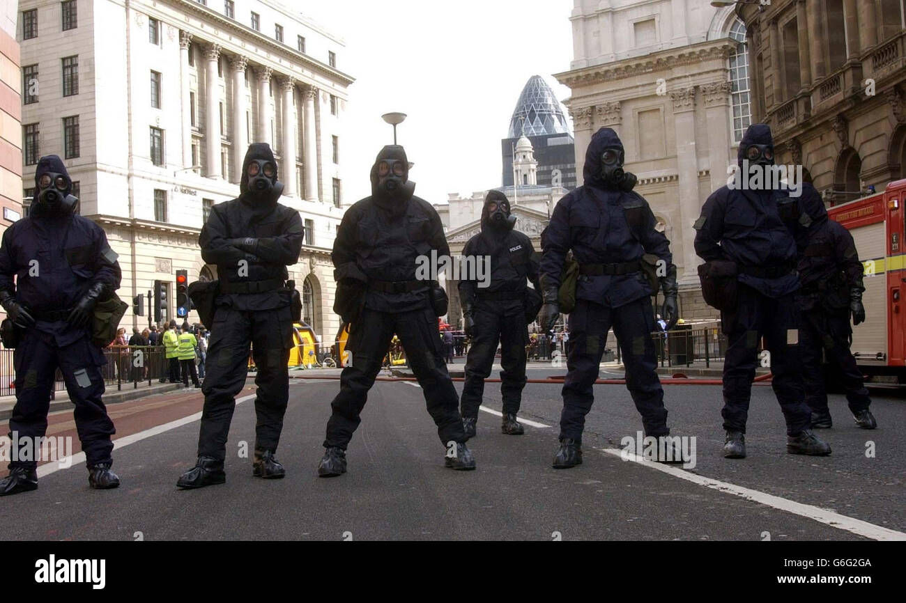 London Terrorist Simulation Stock Photo - Alamy