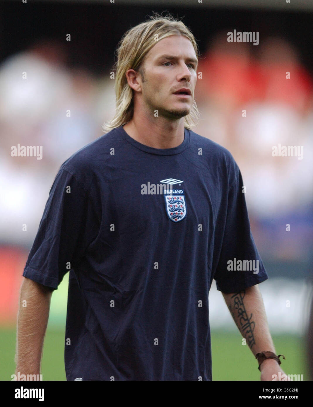 David Beckham England v Croatia Stock Photo - Alamy