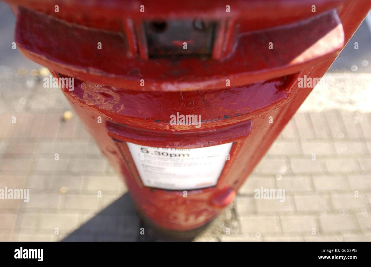 Post box industrial action Stock Photo - Alamy