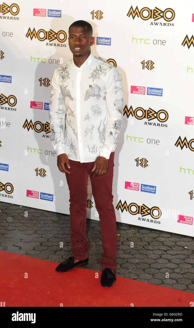 Mobo Awards 2013 - Glasgow. Rapper Smiler arrives for the 2013 MOBO ...