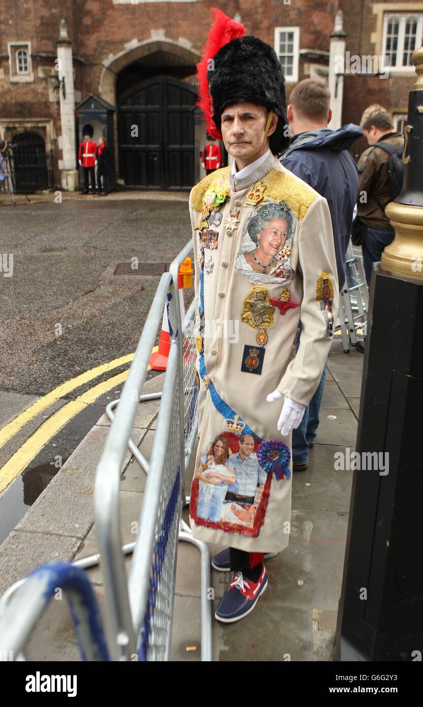 Christening of Prince George of Cambridge Stock Photo - Alamy