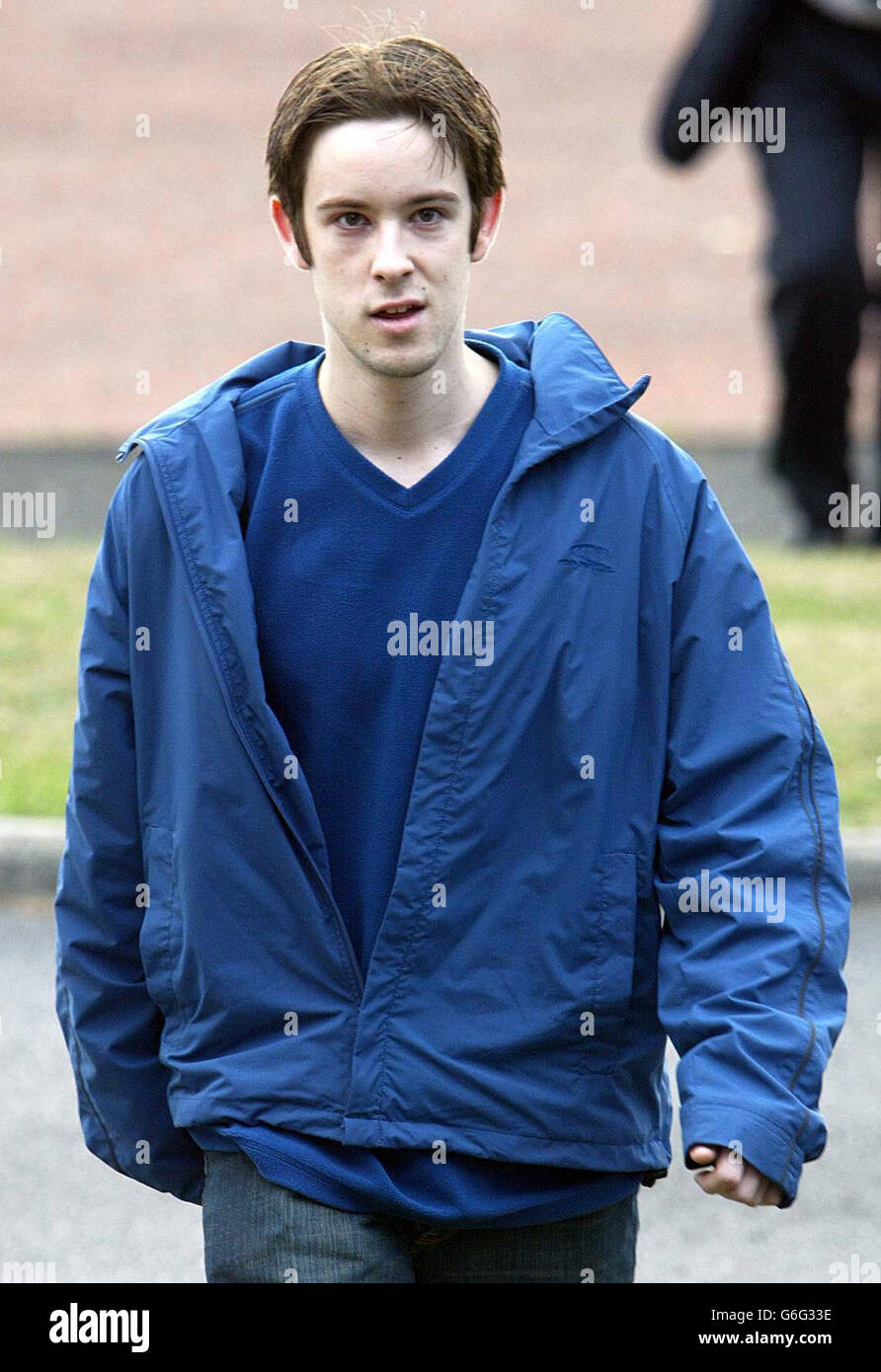 Andrew Harvey arrives at Consett Magistrates Court, County Durham ...
