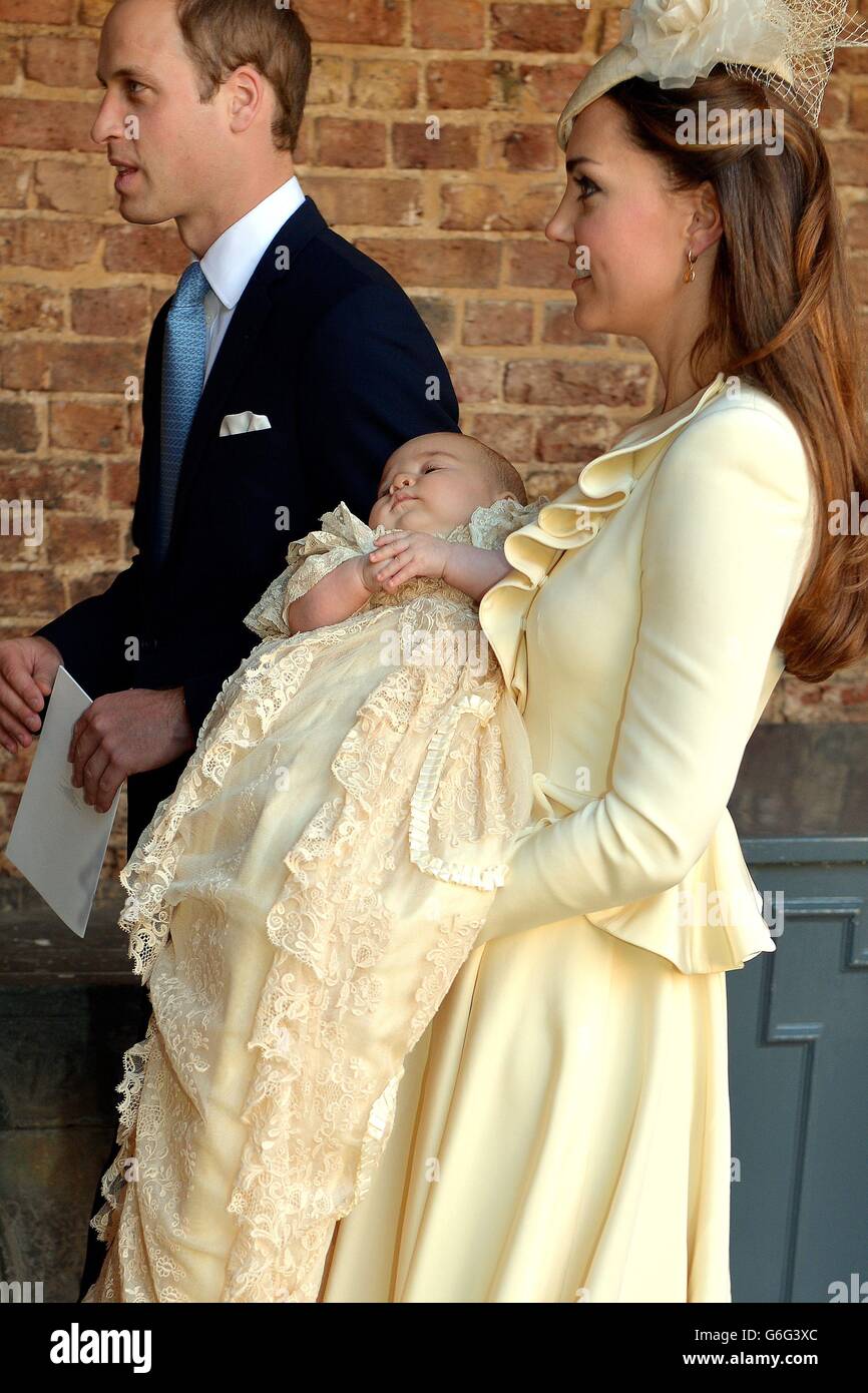 Princess Kate Baby George Christening
