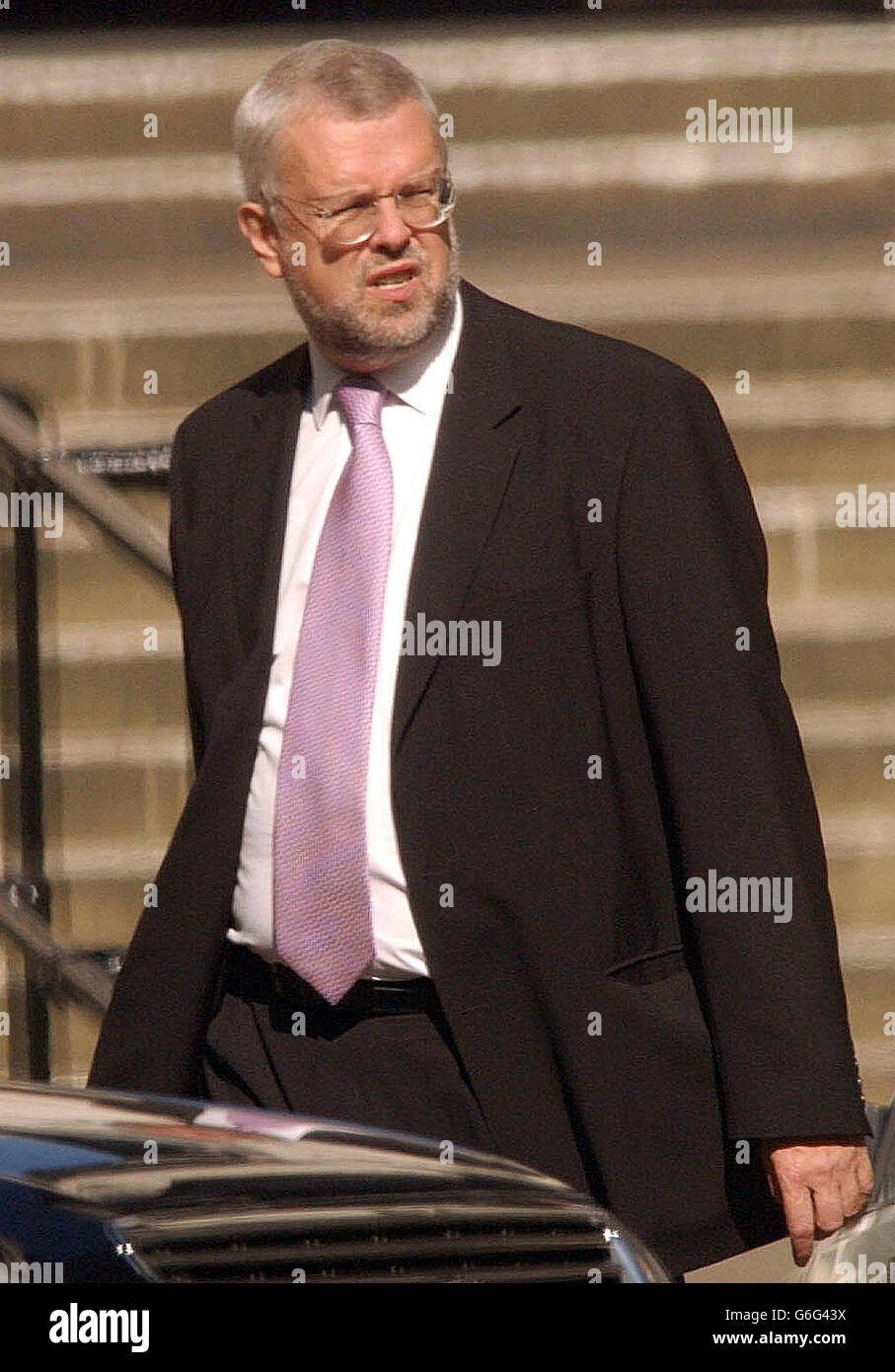 Hutton Inquiry - Gavyn Davies Stock Photo - Alamy