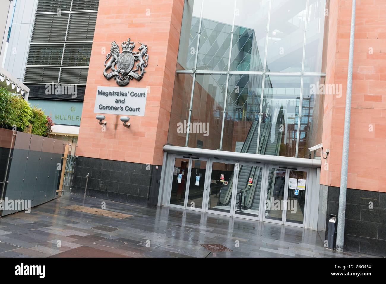 A general view of manchester magistrates court and coroners court hi ...