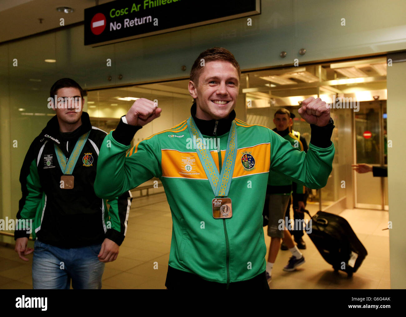 Boxing - Irish Elite Boxing Squad Arrive Home - Dublin Airport Stock ...