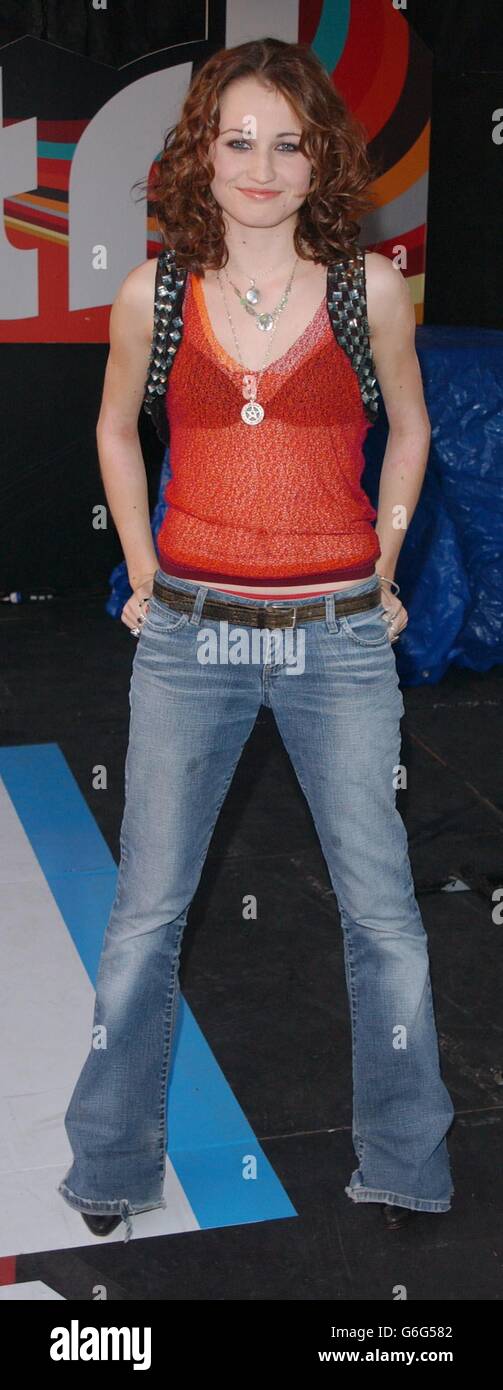 MTV TRL UK Amy Studt. Singer Amy Studt during her appearance on MTV's ...