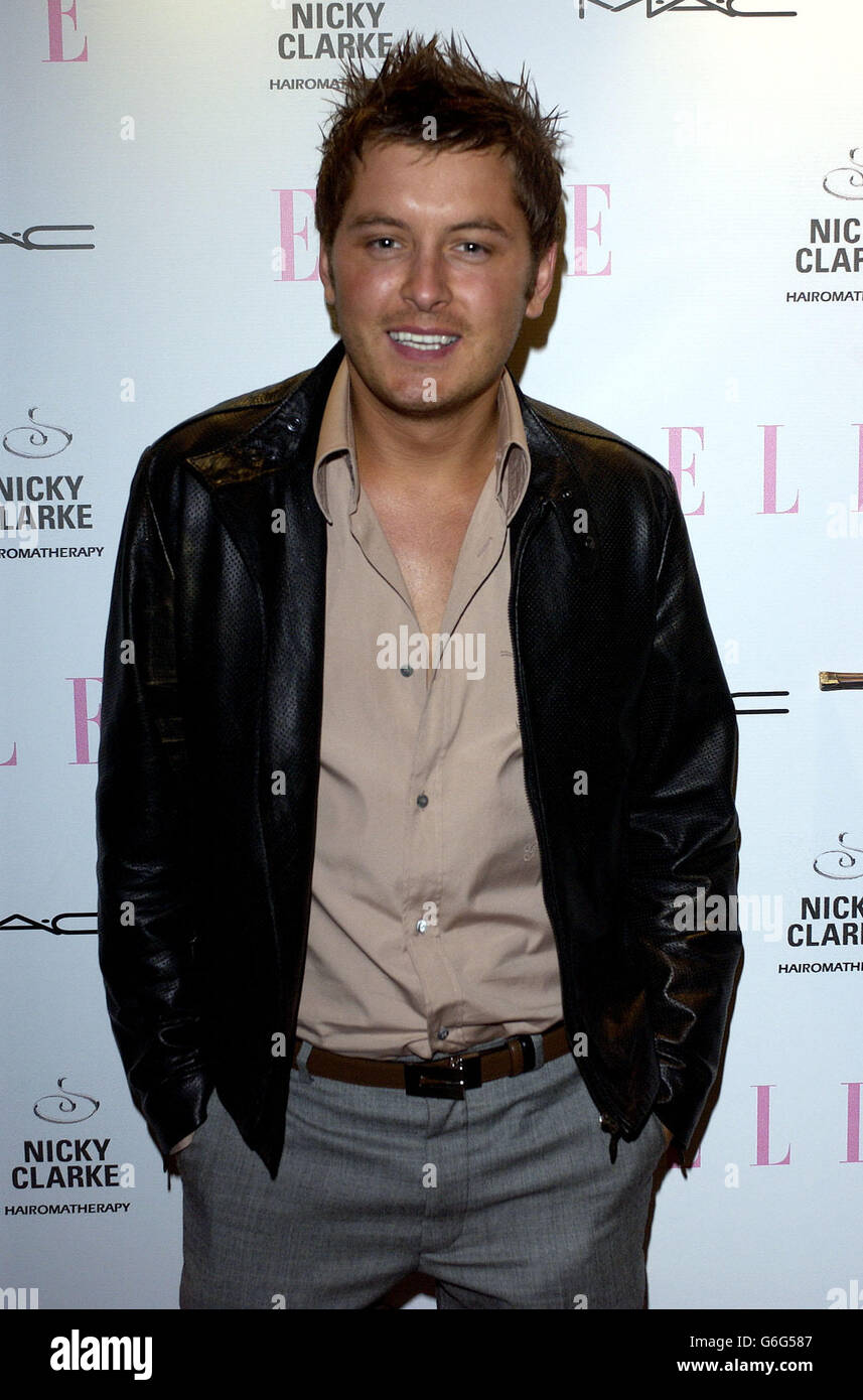 Brian Dowling arrives for the 18th birthday party of Elle magazine ...