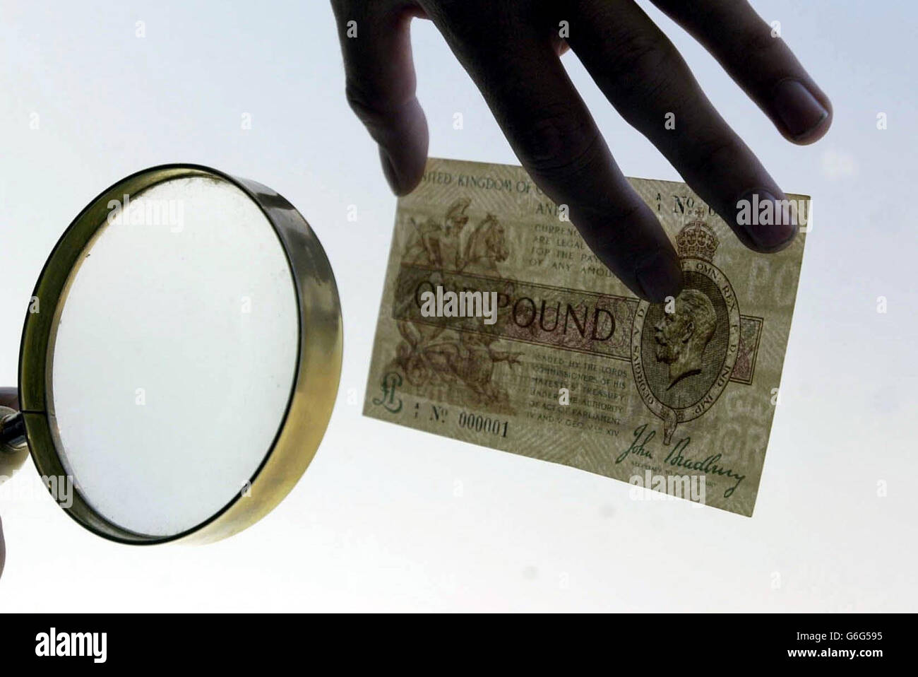 Lloyd George Pound Note Stock Photo - Alamy