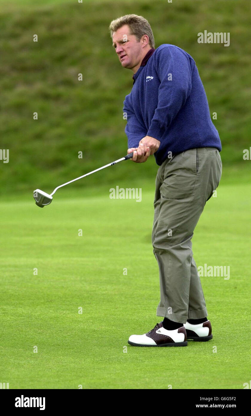 Sport golf f l full length action michael lynagh hi-res stock ...