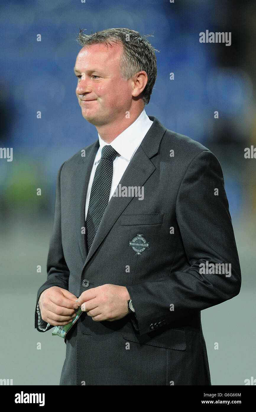 Northern Ireland manager Michael O'Neill before the FIFA World Cup ...