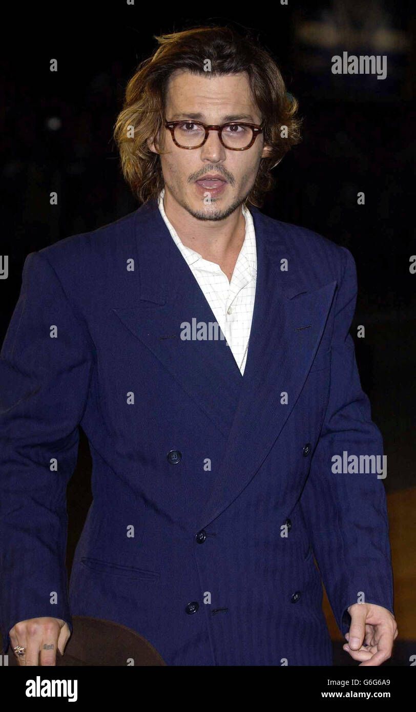 American actor johnny depp arrives at the palazzo del cinema hi-res ...