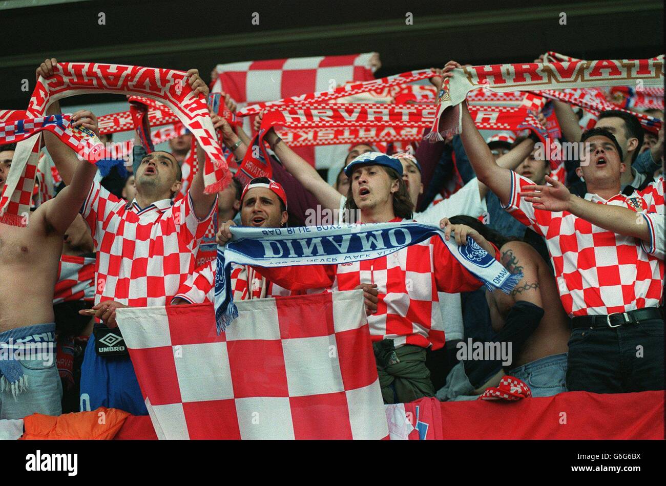 Soccer - Euro 96 - Group D - Croatia v Turkey - City Ground, Nottingham ...