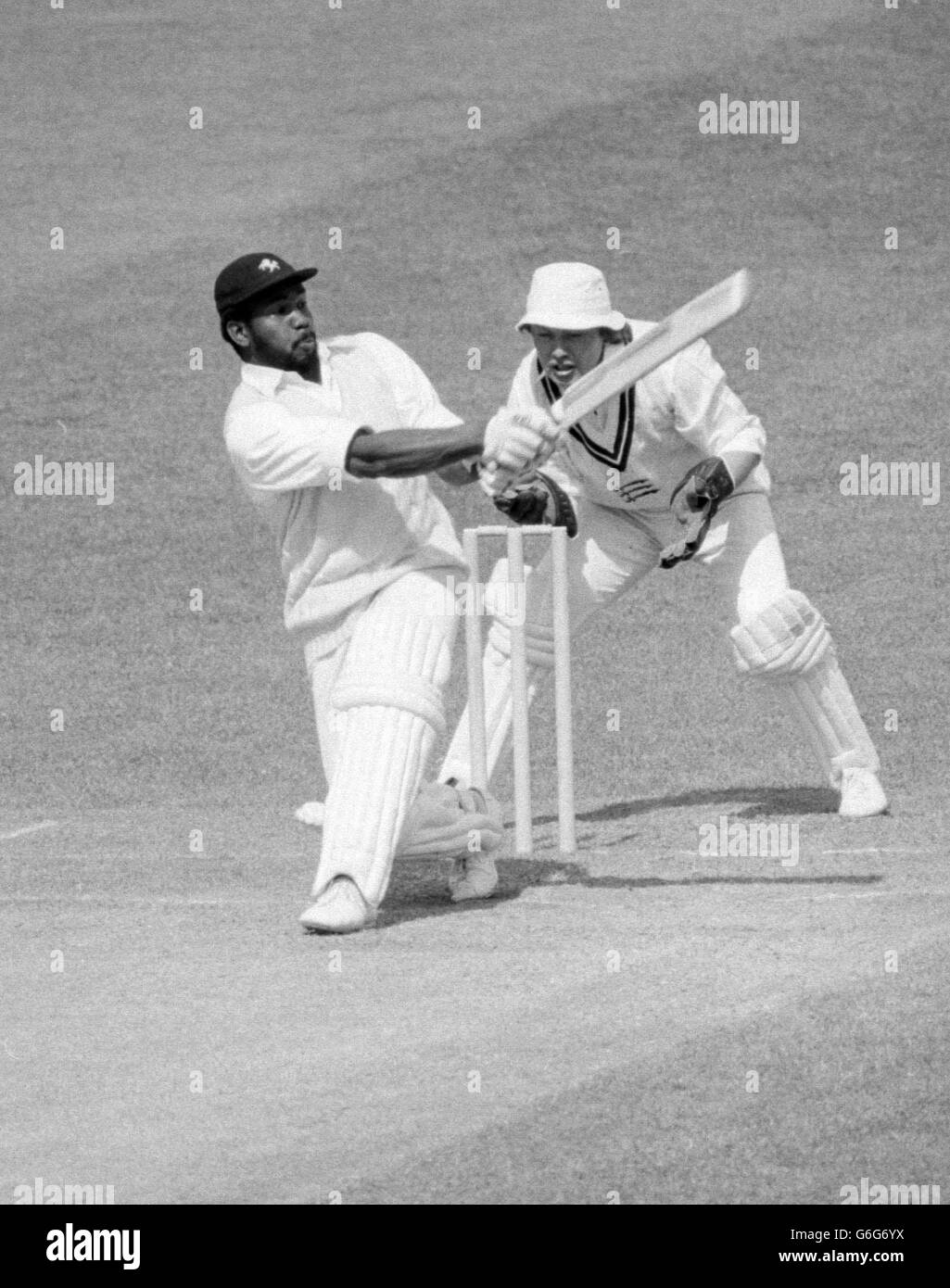 John shepherd cricket Black and White Stock Photos & Images - Alamy