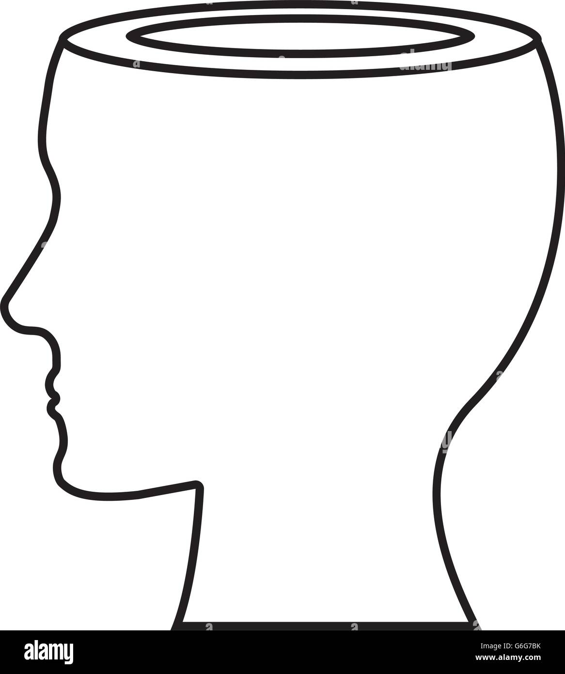 Human head icon. idea design. Vector graphic Stock Vector Image & Art ...