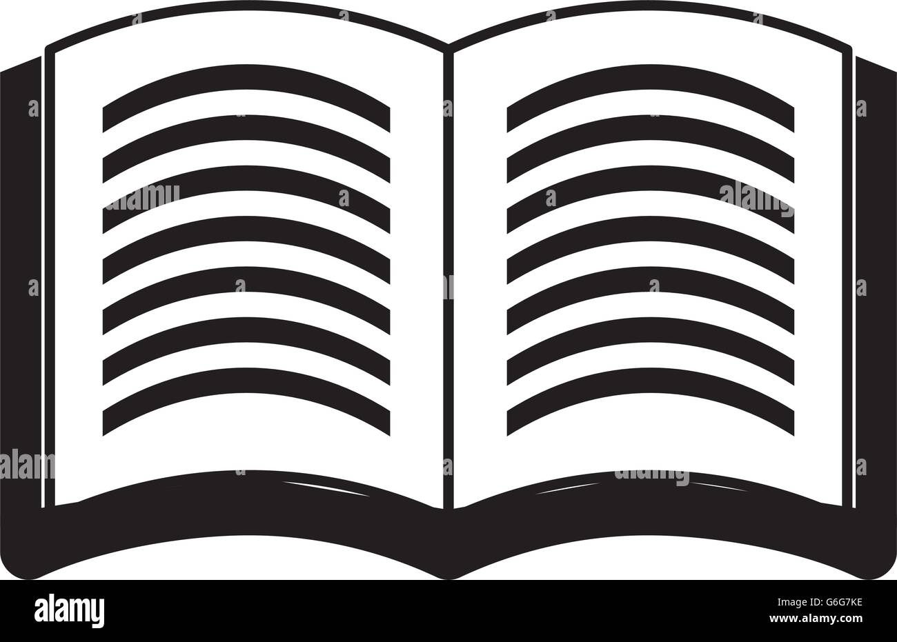 Paper with lines icon. Notebook design. Vector graphic Stock Vector ...