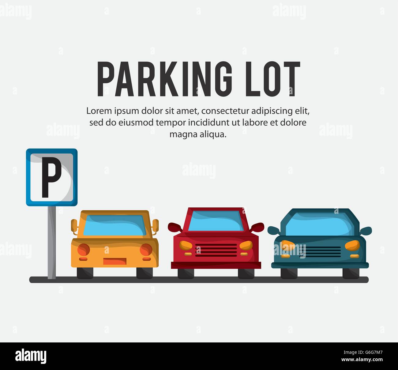 Parking lot design. Park icon. White background , vector graphic Stock ...