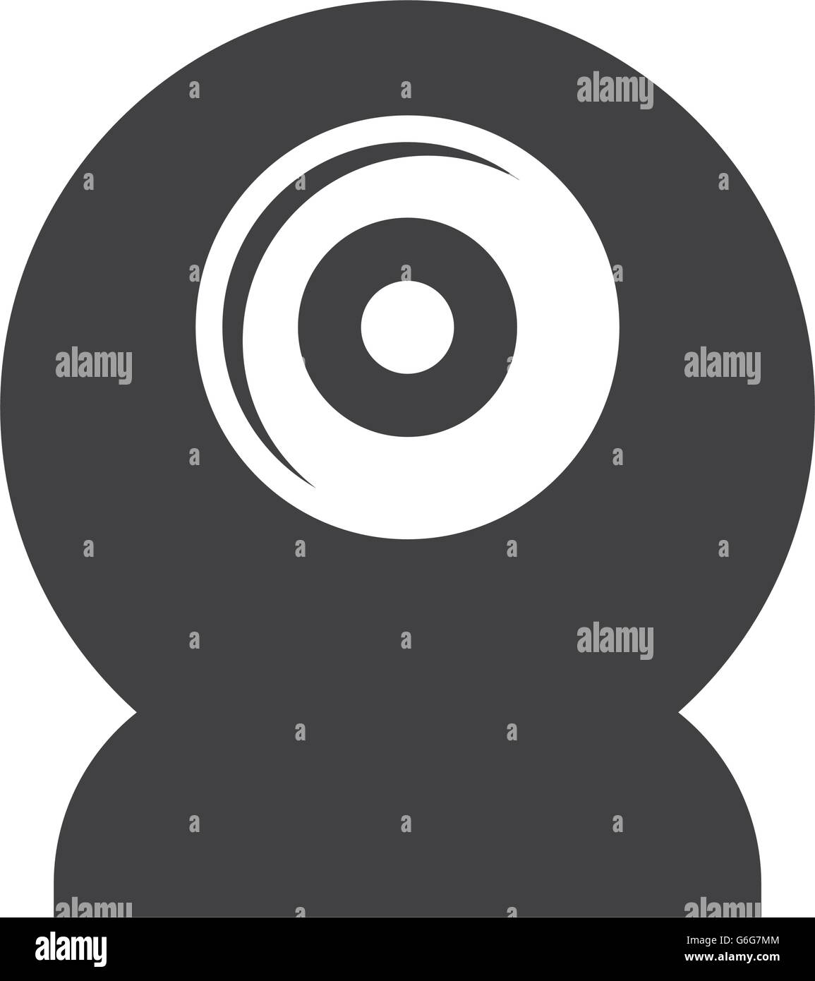 Camera icon. Security system design. Vector graphic Stock Vector Image ...