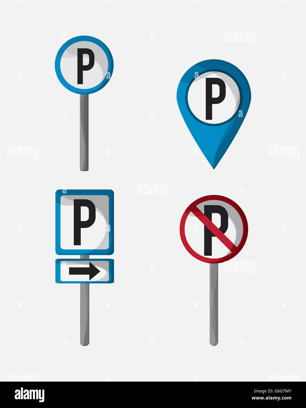 Parking lot design. Park icon. White background , vector graphic Stock ...