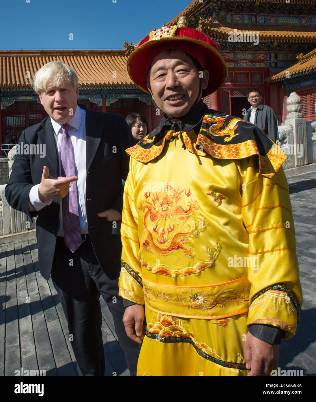 Boris Johnson visits China Stock Photo - Alamy