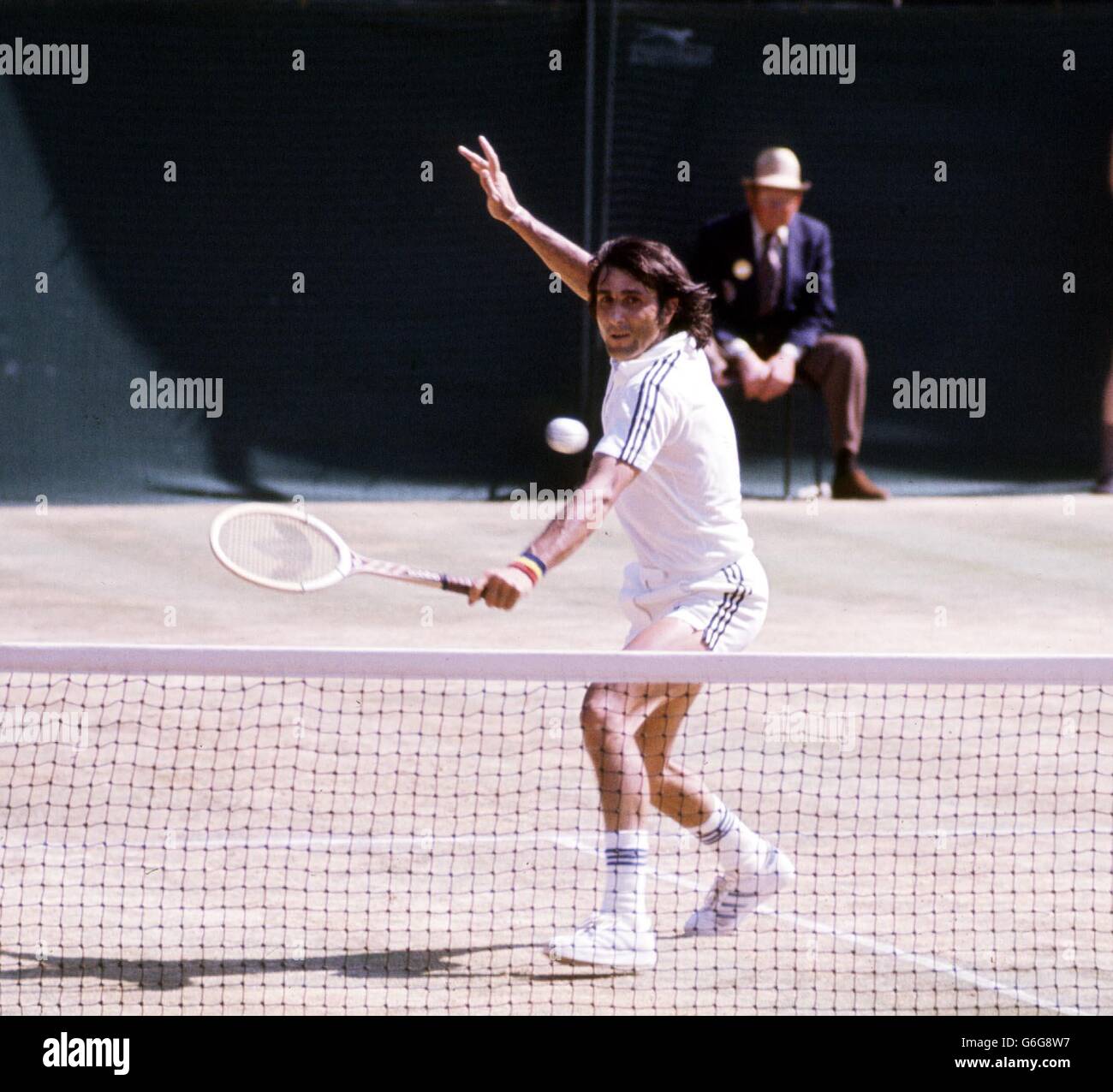 Ilie Nastase Wimbledon Tennis High Resolution Stock Photography and ...